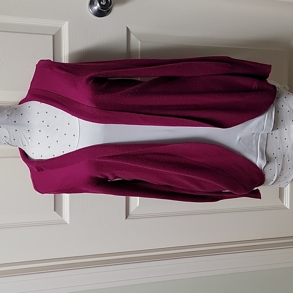 Merona | Sweaters | Dark Berry Colored Cardigan | Poshmark